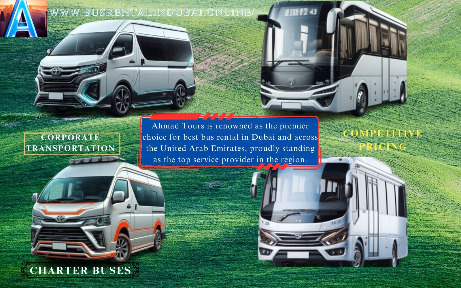 Minibus Rentals Services Proveder in United Arab Emarate